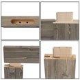 36x84 Sliding Barn Door with 6.6FT Hardware Kit & Handle, K Frame ...