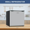 BANGSON Small Refrigerator,1.6 Cu.ft Mini Fridge with Freezer, Single ...