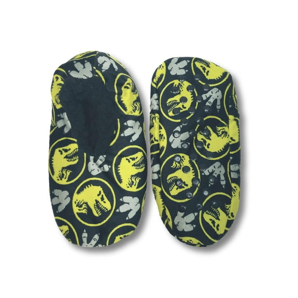 Jurassic World Boys Slippers Fuzzy Slipper Socks for Kids - Walmart.ca