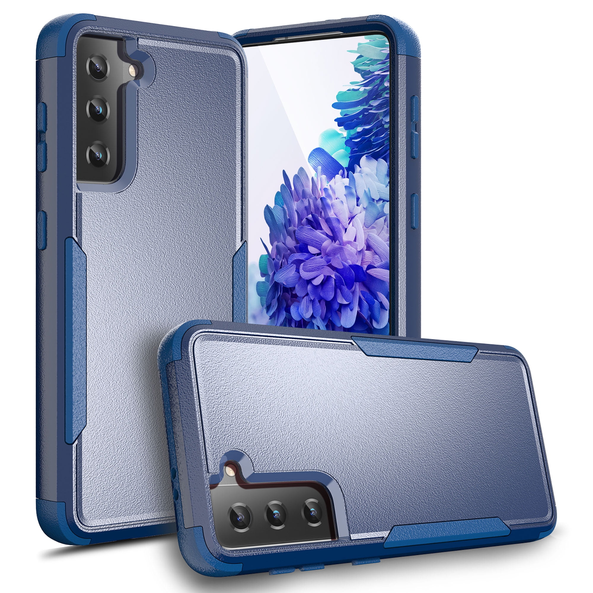 ULAK Samsung Galaxy S21 Case, 3 in 1 Sturdy Protective Hybrid Shock ...