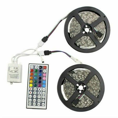 LED Strip with Remote Control 5M, Dimmable RGB LED Strip Color Changing ...
