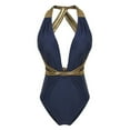Chenyuanyuan One Piece Swimsuit Women Bikini Piece Swimsuit Solid