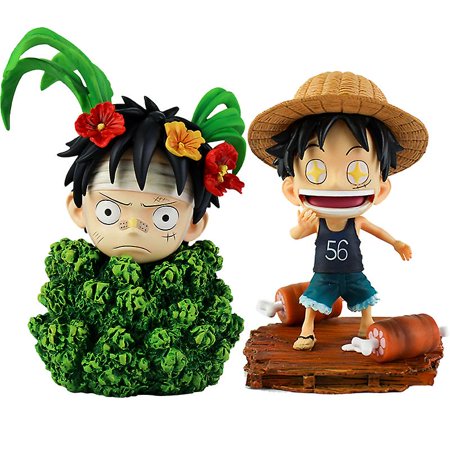 6 Styles One Piece Anime Monkeydluffy Roronoa Ace Pvc Action Model ...