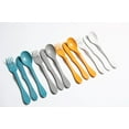 KNORK Eco 12 Piece (Fork, Knife, Spoon) Biodegradable Bamboo Reusable Flatware Set - Walmart.com