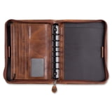 Day-Timer, DTM81844, Aviator Leather Zip Organizer Starter Set, 1 Each ...