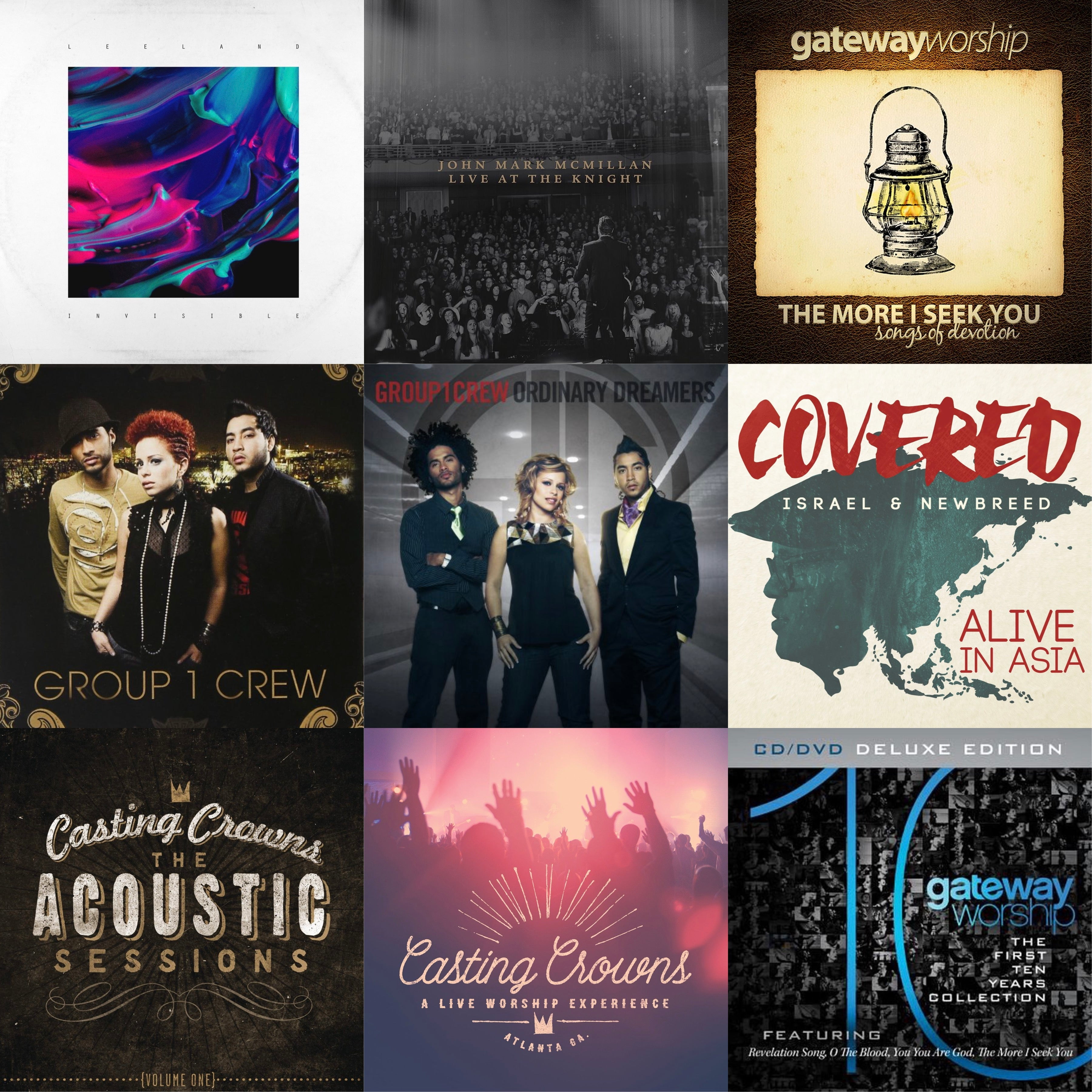 Leeland Invisible v2 + 9 More Contemporary Christian Music (CCM) Bundle ...