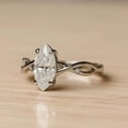2.10Ct Marquise Cut Simulated Diamond Women's Ring 14K White Gold ...