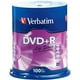Verbatim Life Series DVD+R 4.7GB 16x Recordable Blank Disc 100 Pack Spindle - Walmart.com