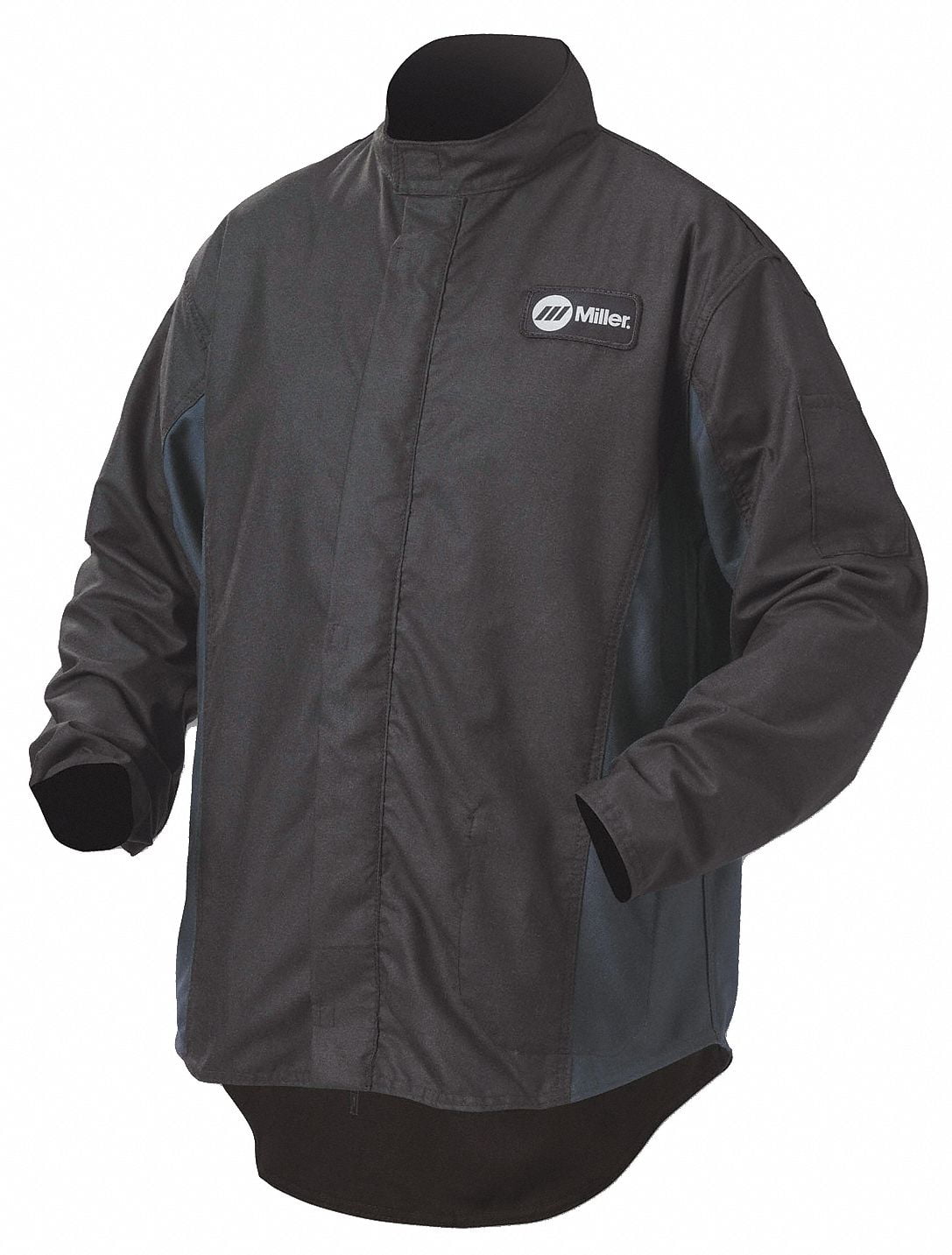 Miller Electric Welding Jacket,2XL,30",Black/Navy 247118 - Walmart.com