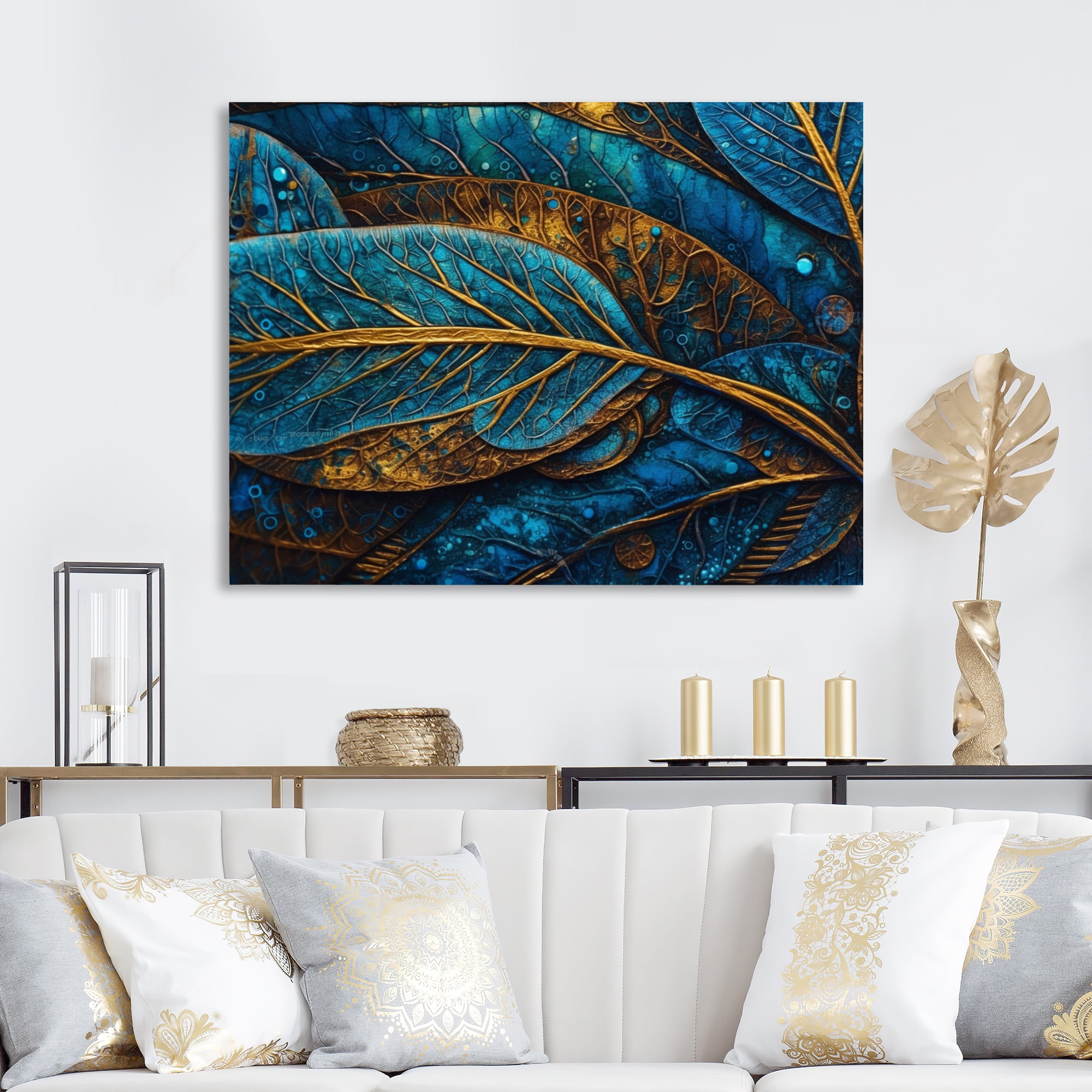 Click here for Designart Boho Feather Wall Art  Melodies Of Boho... prices