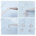 1Box DIY Ohm/Aum Dangle Earring Making Kits Including Lotus & Leaf ...