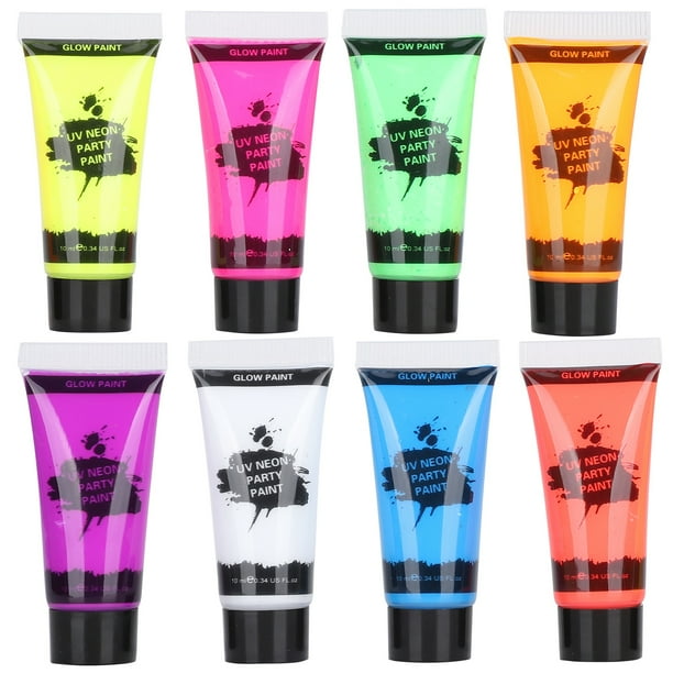 Water-based Face Body Paint, 10ml Body Paint Set, Fluorescent Body ...