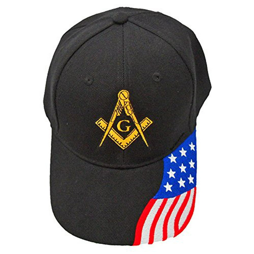 Buy Caps & Hats - MASON Cap Black Masonic Hat Mens and Bumper Sticker ...