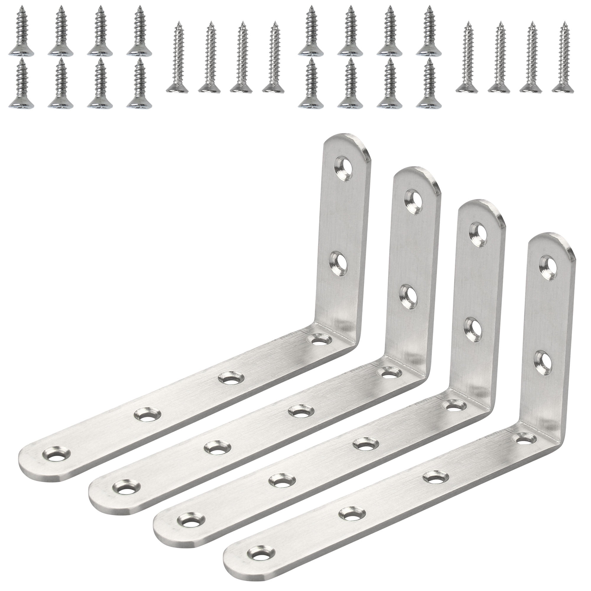 125 X 75mm Angle Bracket Stainless Steel L Shaped Angle Brackets Corner