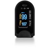 AccuMed CMS-50D Finger Pulse Oximeter Blood Oxygen Sensor SpO2 for ...