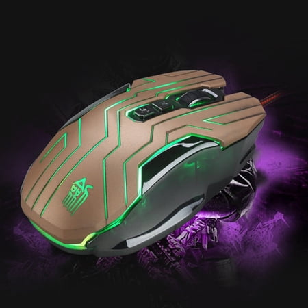 X10 LED USB Wired Optical Game Mouse Gaming Adjustable PC Laptop 8 ...