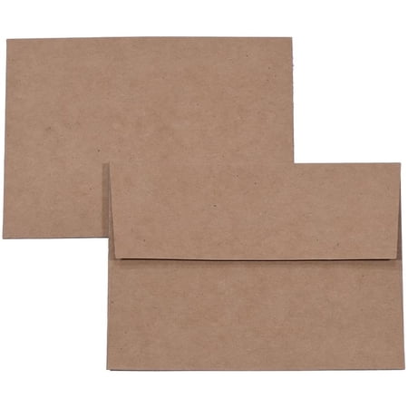 A1 Small Envelope - Mini Brown Kraft Paper Envelopes| Self Sealing ...
