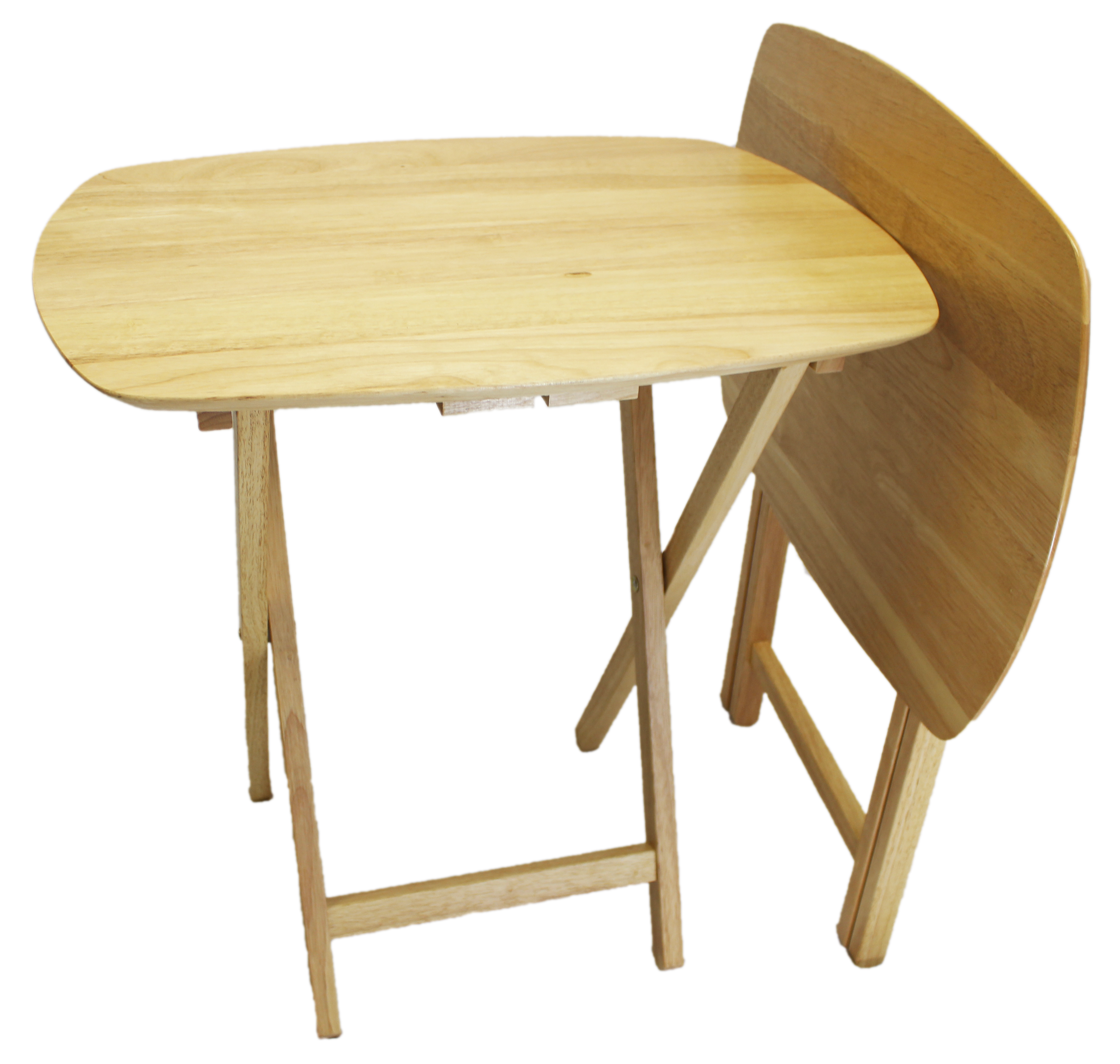EHemco Oversized Folding TV Tray TV Table Set Of 2 Hard Wood In EHemco Oversized Folding TV Tray TV Table Set Of 2 Hard Wood In