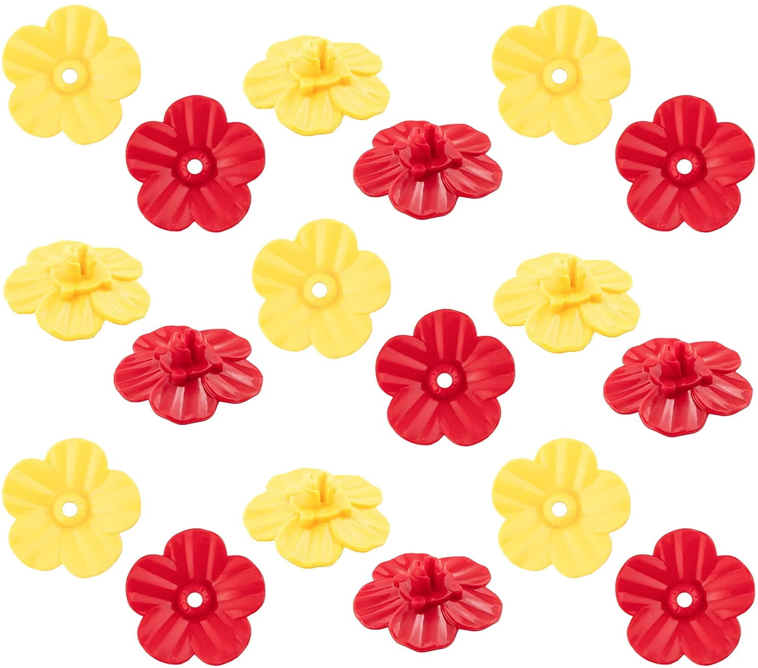 18 PCS Hummingbird Feeders Replacement Flowers, Bird Feeder Replacement ...