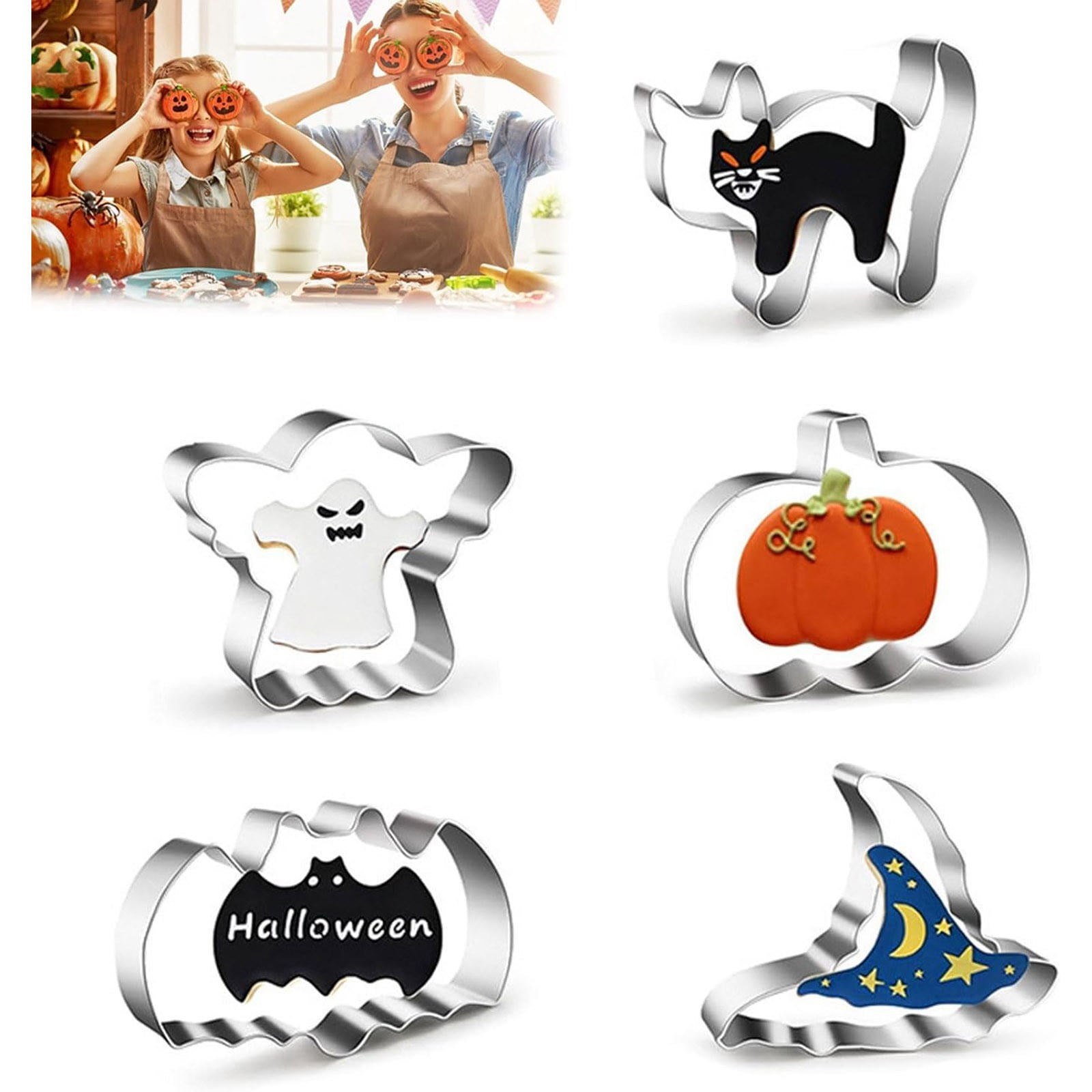 Click here for Riforla Halloween Metal Cookie Cutters Halloween C... prices