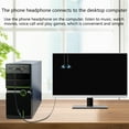 Durable Gaming Headset Audio-Extend Wire Oxygen Copper Cable Connect ...