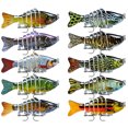 XDDST 3 Pack Fishing Tackle Bi_onic B_ait for Bass M_ulti Joint Swim B ...