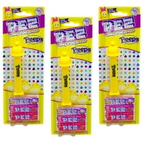 Peeps PEZ Candy Dispenser (3 Pack, 3 Candy Refill ea) Yellow Easter ...