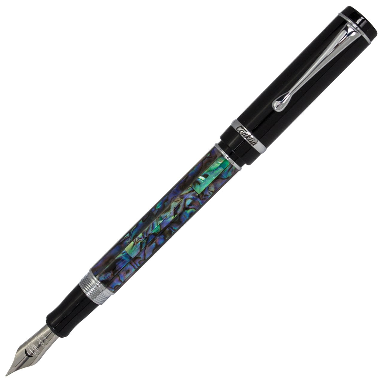 Conklin Duragraph Abalone Nights Fountain Pen - Broad - Walmart.com