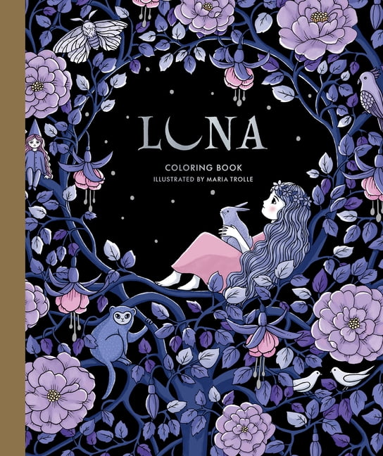 Luna Coloring Book (Hardcover) - Walmart.com