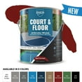 DYCO Court and Floor Anti-Slip 100% Acrylic Paint, Red Currant, 1 ...