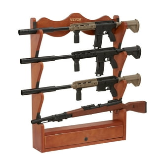 VEVOE Gun Rack, Wood Gun Rack Wall Mount, Gun Display Rack, 41% OFF