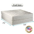 "Dream Solutions Legacy Medium Firm Full Size (54""x75""x7"") Innerspring Mattress and Box ...
