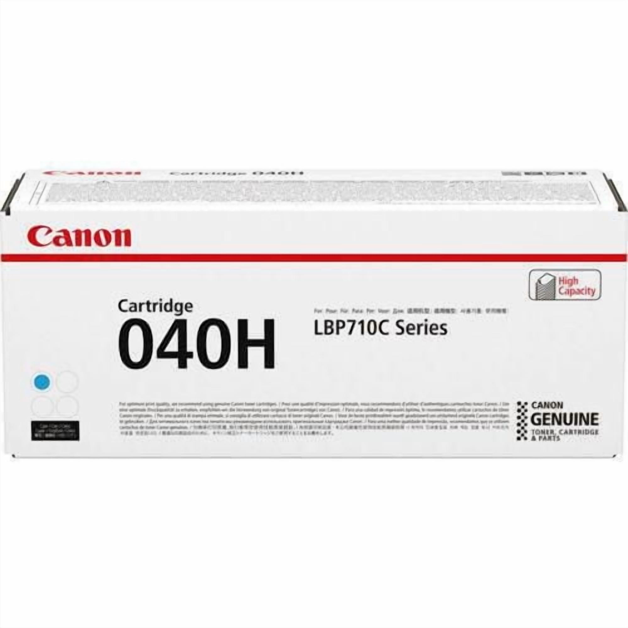 Click here for Canon 040 High Capacity Cyan Toner Cartridge prices