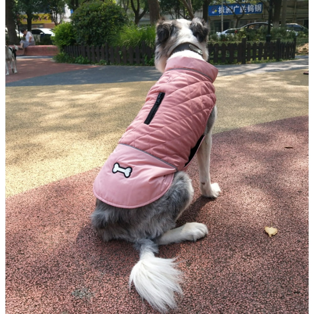 Roseonmyhand Pet Jackets Winter Windproof Waterproof Warm Dog Coat roseonmyhand-pet-jackets-winter-windproof-waterproof-warm-dog-coat
