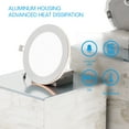 INFIBRITE 6 in Slim Recessed LED Downlight with Night Light 5CCT ...