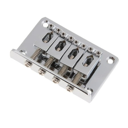 4 String Guitar Fixed Bridge Tailpiece for Electric Guitar Musical ...