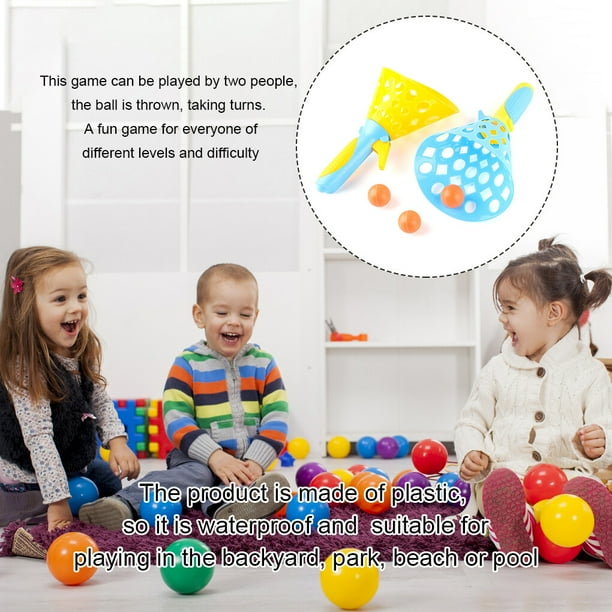 2 Pieces Outdoor Indoor Sports Game Toy Launch for Kids Catch Children ...