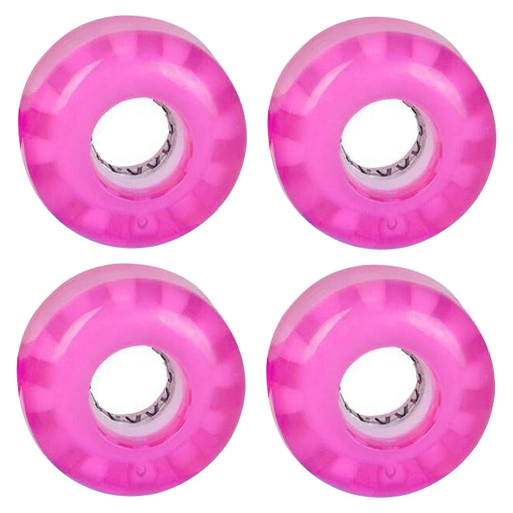 Luminous Skateboard Wheels,4PCs/Set Skateboard Wheels Quad Roller Skate ...