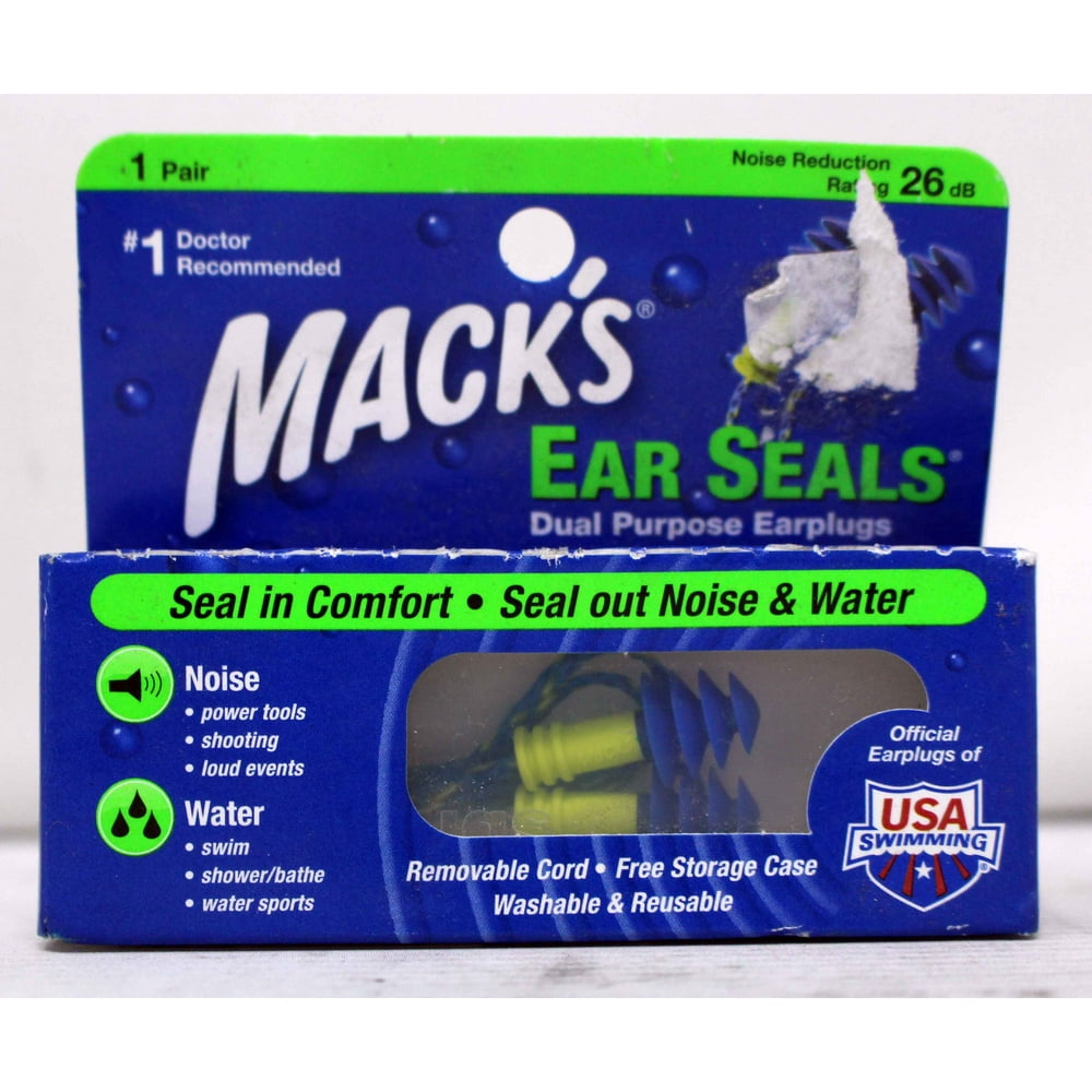 Mack's Ear Seals Dual Purpose Earplugs 1 Pair - Walmart.com - Walmart.com