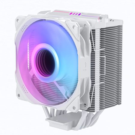 CPU Air Cooler,Push-Pull 5V 3PIN Addressable RGB SYNC Mirror CPU Fan,5 ...