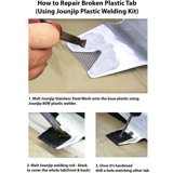 JOUNJIP Plastic Welding Rods - Flat Ribbon - Black - 40 Piece - Walmart.com