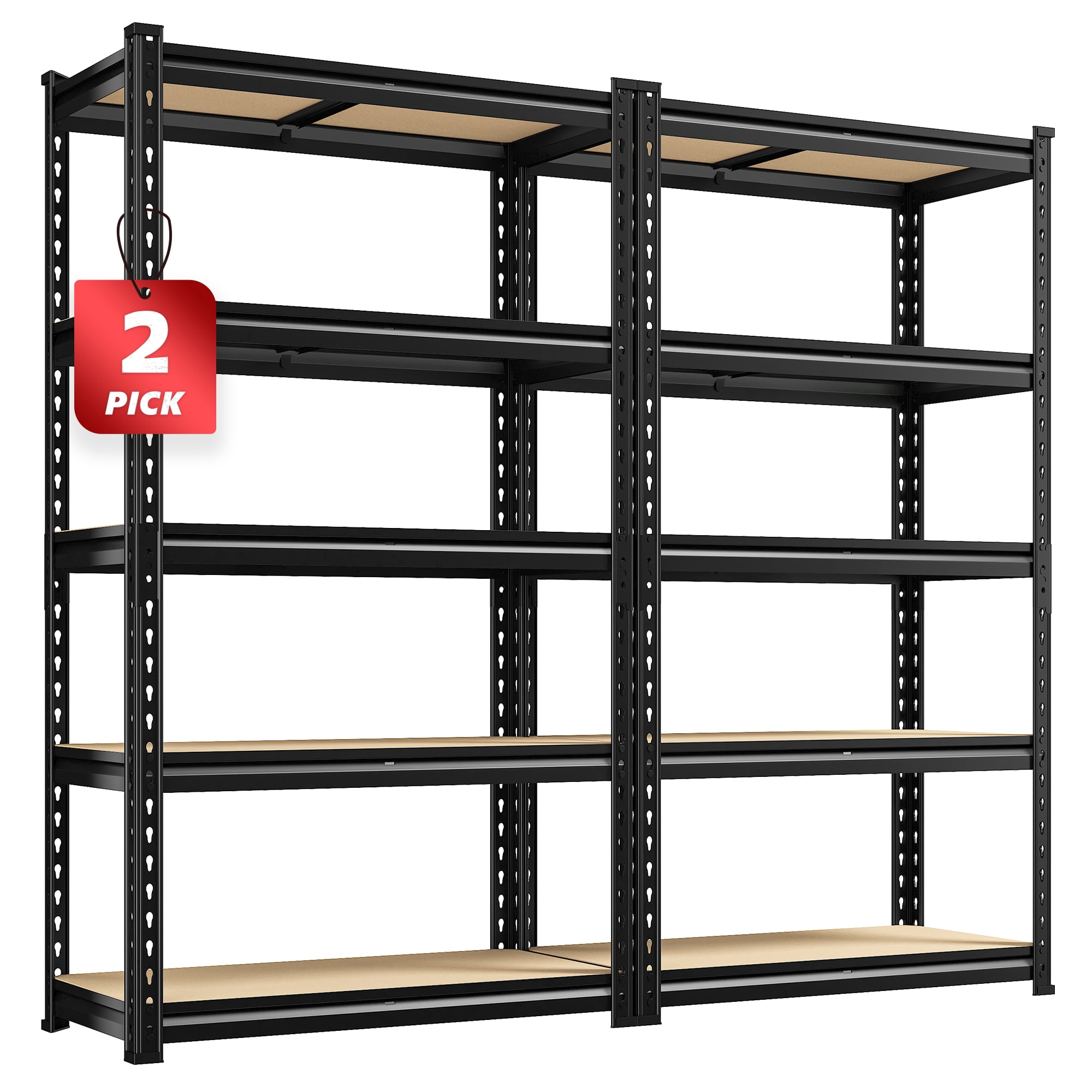 Click here for Exenoray 5-Tier Storage Shelves  2pack Heavy Duty... prices