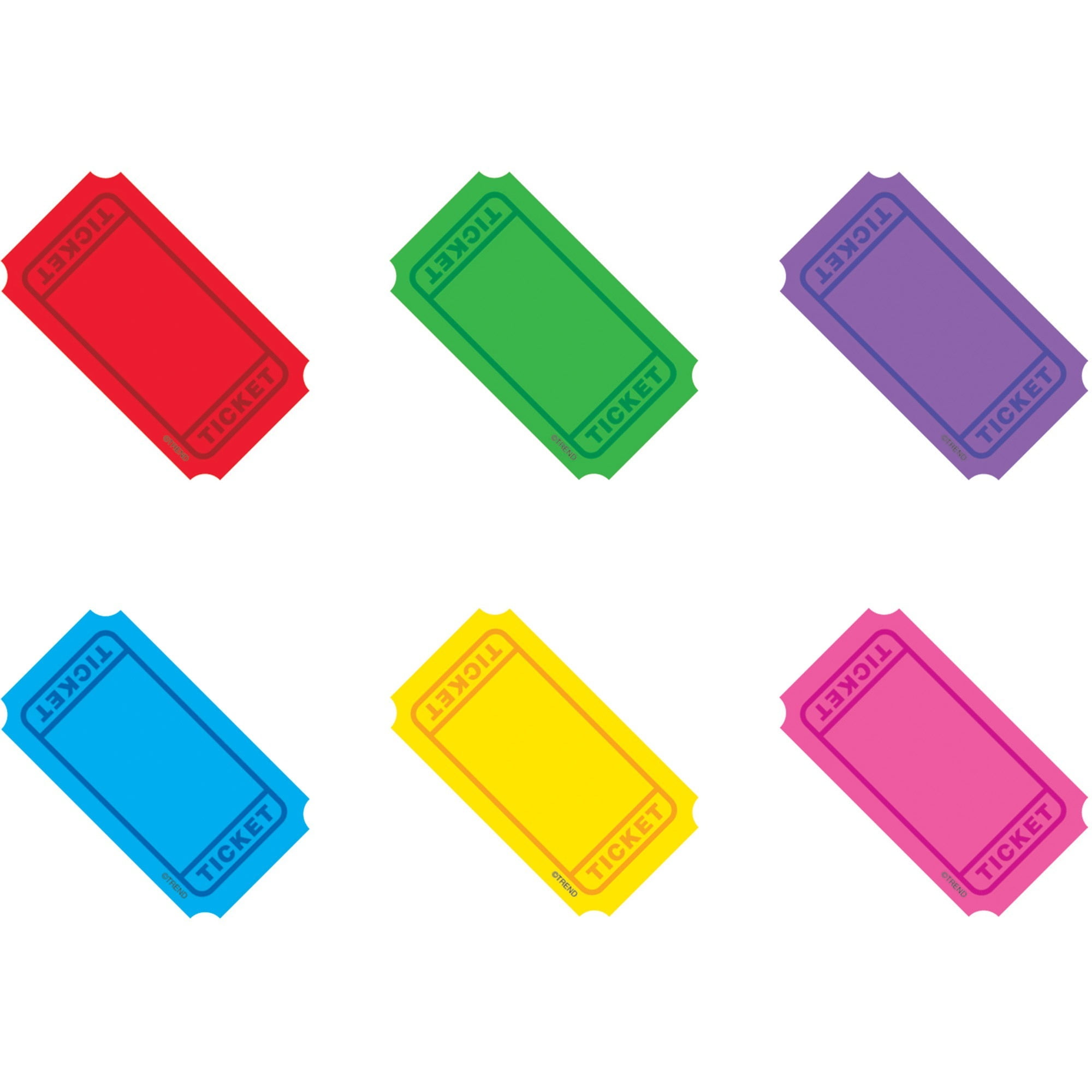 Trend, TEPT10846, Classic Accents Mini Winning Tickets Pack, 72 / Set ...