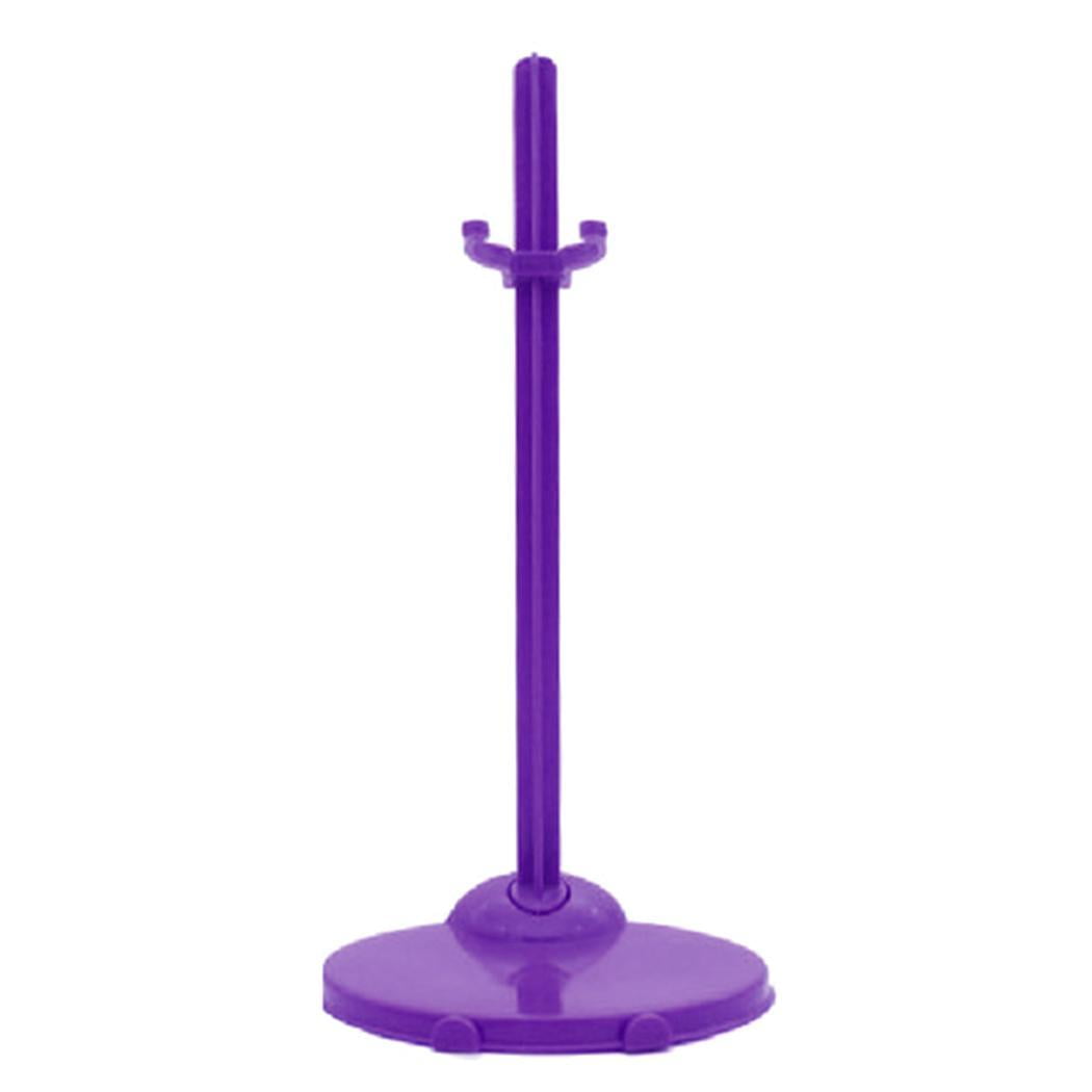 Plastic Adjustable Height Doll Stand Display Holder For Barbies Doll ...