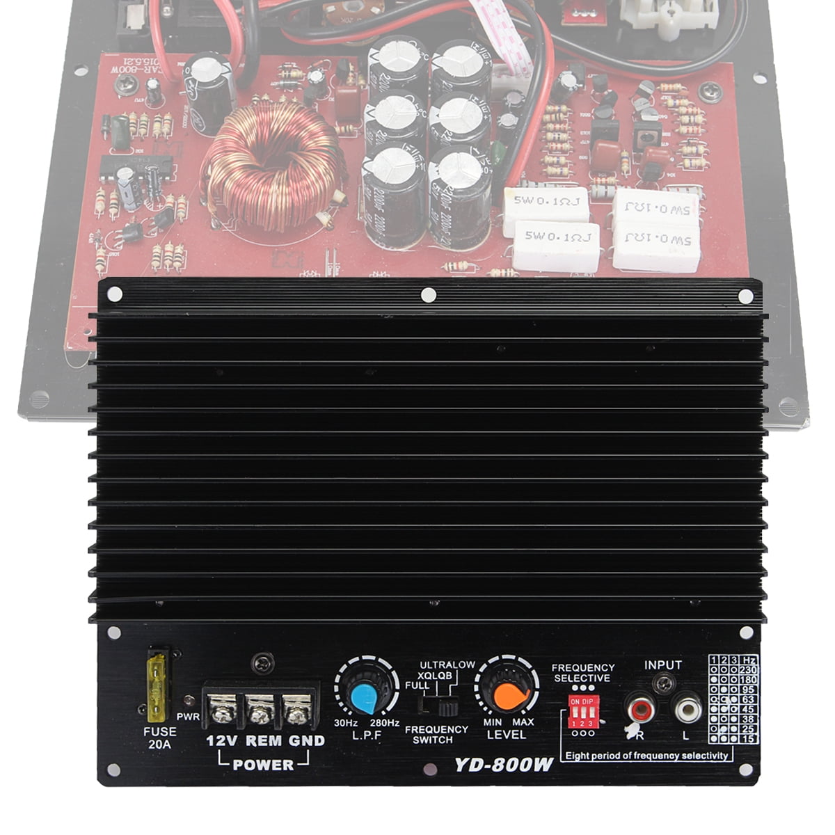 800W 12V HiFi Class D High Power Subwoofer Amplifier Board Mono Amp Car ...