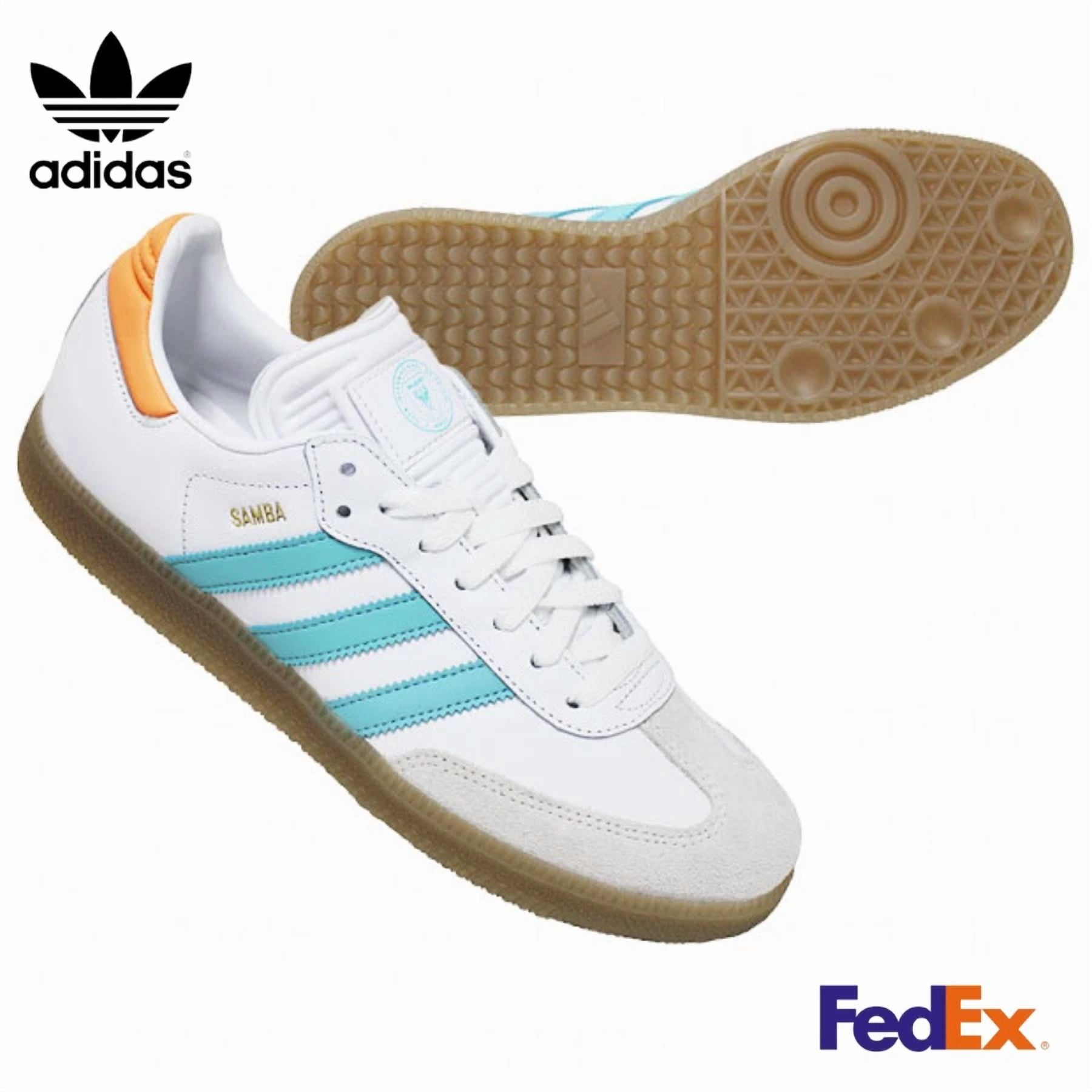 Ad-id-as SAMBA INTER MIAMI CF IH8160 Footwear White/Gum Unisex Shoes ...