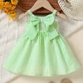 Baby Girls 0-9 Months Striped Sleeveless Dress Bow Detail Princess ...