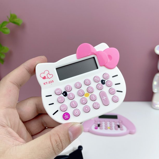 Sanrio 8-digit Calculator Hello Kitty Kuromi Cinnamoroll Melody Anime ...