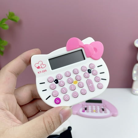 Sanrio 8-digit Calculator Hello Kitty Kuromi Cinnamoroll Melody Anime ...