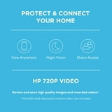 Merkury Innovations Smart WiFi 720P Camera with Voice Control, Requires ...